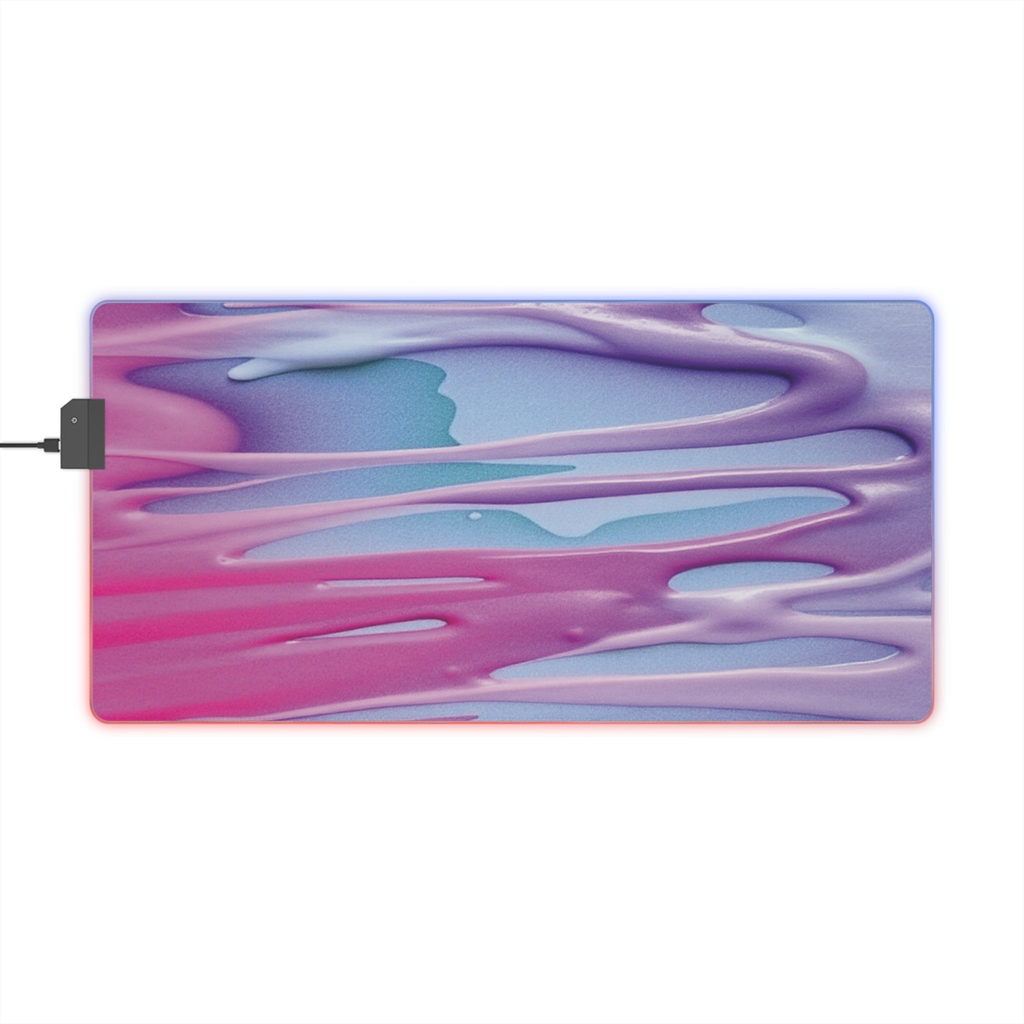 Melted Colors LED Gaming Mouse Pad – RGB Desk Accessory – The Inner ...